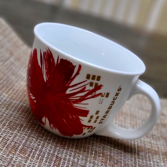 Starbucks | Dining | Starbucks Coffee Mug Holiday Red Ceramic 24 | Poshmark